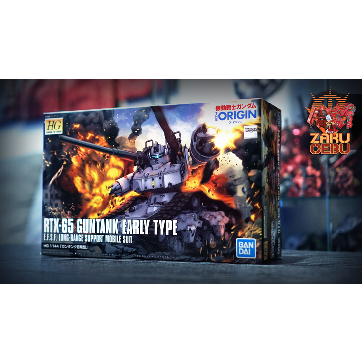 Bandai 1/144 HG The Origin RTX-65 Guntank Early Type #002 | Zaku Cebu ...