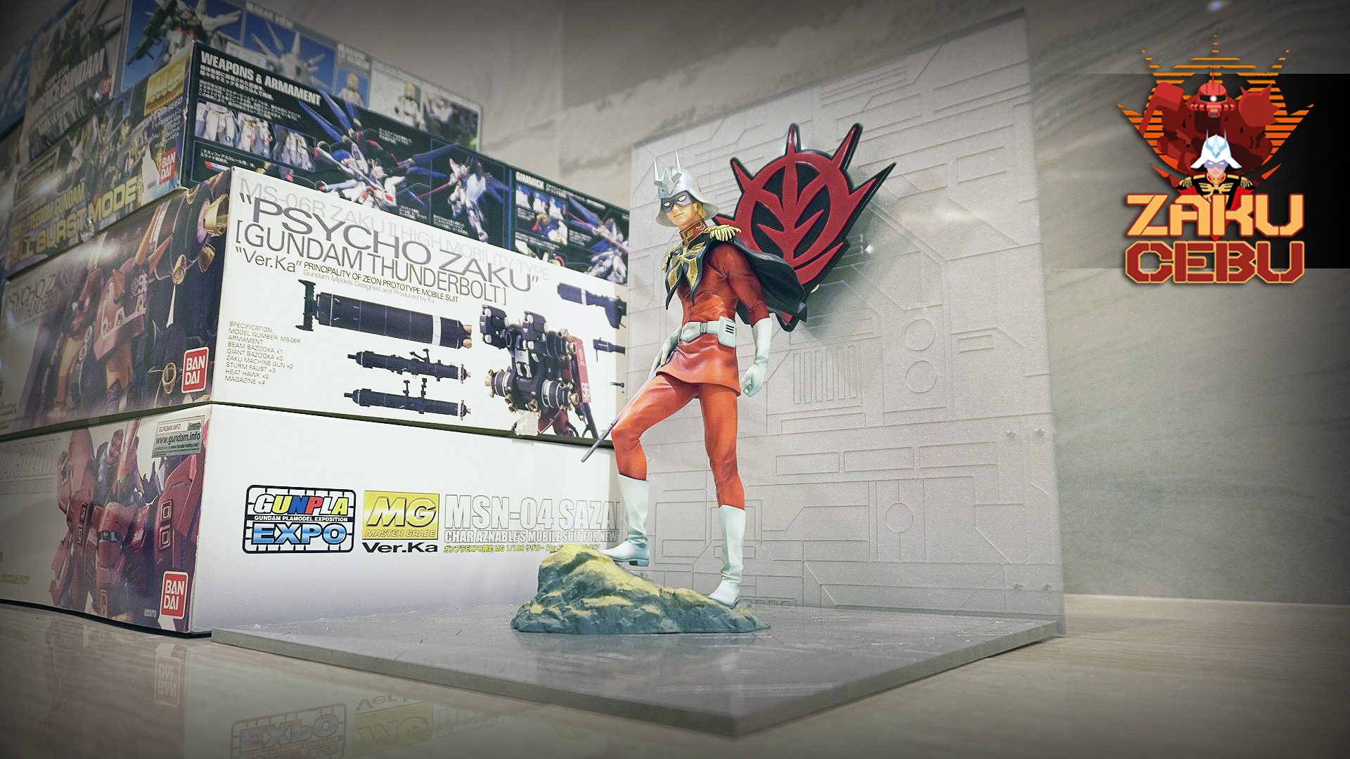 ThisPlay Zeon Mechanical Diorama with LED | Zaku Cebu | Cebu's Home to ...