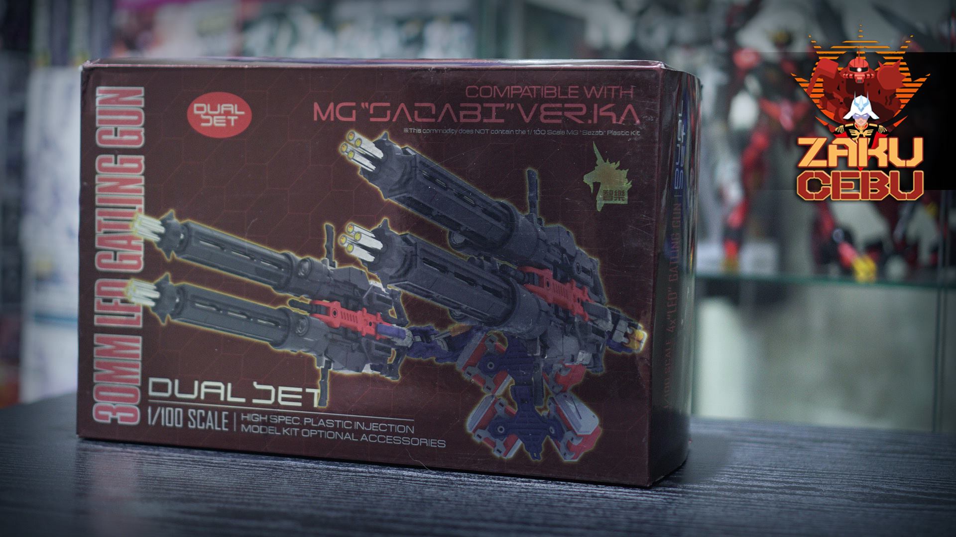 Dual Jet 1/100 MG 30mm LED Gatling Gun x4 (Compatible with MG Sazabi ...