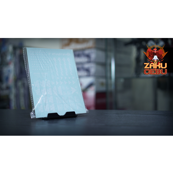 Easy Decal 1/144 HG Kshatriya - White Color Waterslide Decal Set | Zaku ...