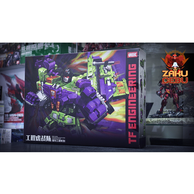 NBK Transformers - Devastator TF Engineering Full Set of 6 (Green Version) | Zaku Cebu | Cebu's ...