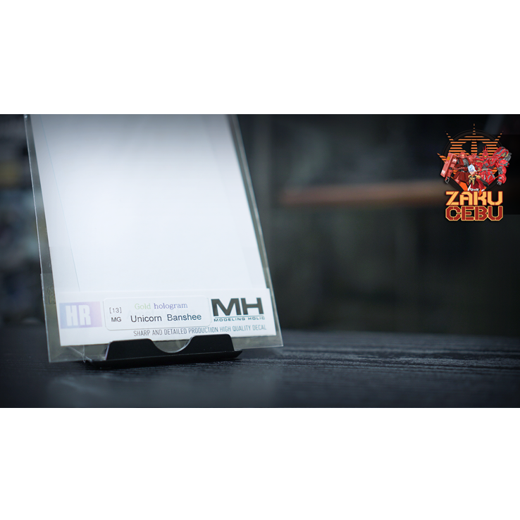 Modeling Holic 1/100 MG Banshee & Armed Armor - Gold Hologram | Zaku ...