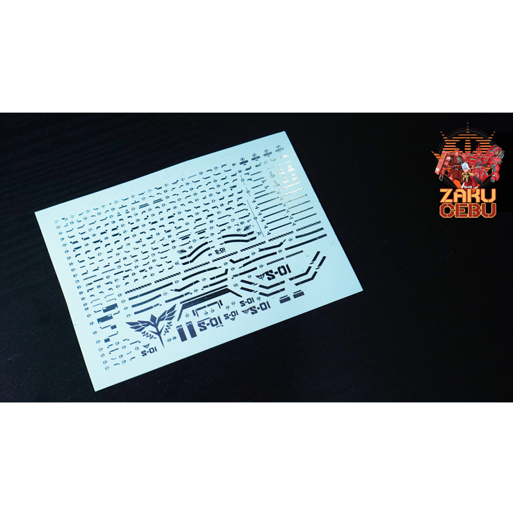 Wilson's Custom Waterslide Decals 1/100 MG Sazabi Ver Ka - Metallic ...