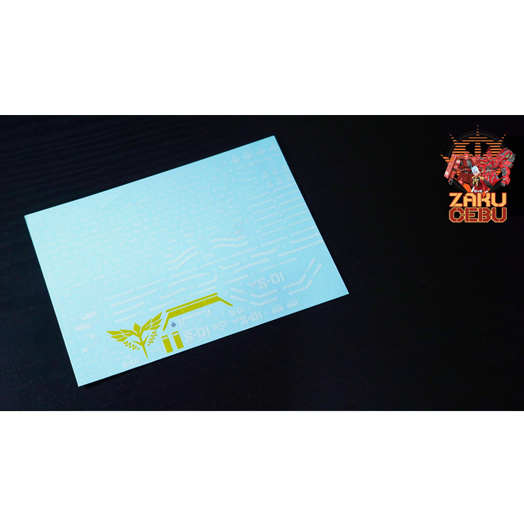 Wilson's Custom Waterslide Decals 1/100 MG Sazabi Ver Ka | Zaku Cebu ...