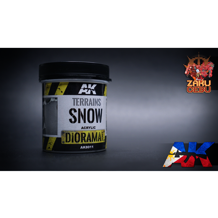 AK Interactive Diorama Series Terrains Snow 250 mL | Zaku Cebu | Cebu's ...