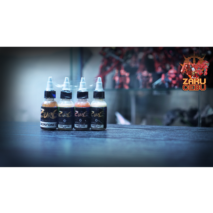 Zurc Scale Model Paints - Acrylic Junior Sets (4x30mL) | Zaku Cebu ...