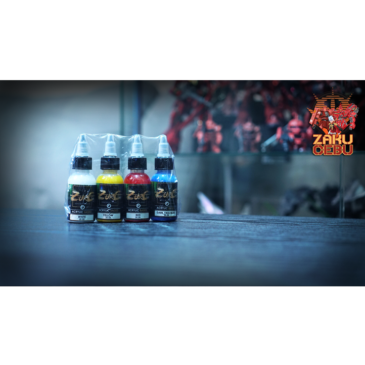 Zurc Scale Model Paints - Acrylic Junior Sets (4x30mL) | Zaku Cebu ...