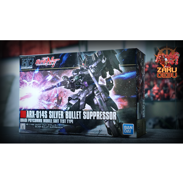 Bandai 1/144 HG ARX-014S Silver Bullet Suppressor | Zaku Cebu | Cebu's ...
