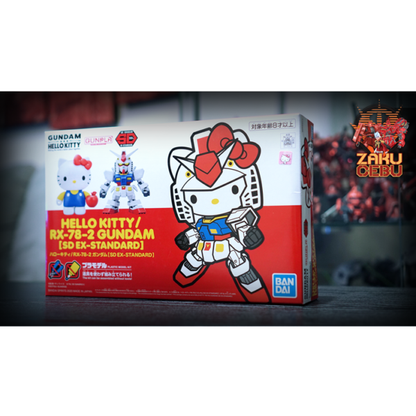 Bandai Super Deformed SD Ex Standard Hello Kitty / RX-78-02 Gundam ...