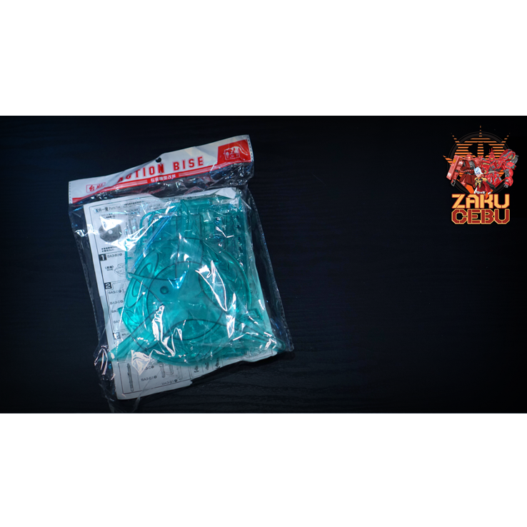 TGF 1/100 Celestial Being Action Base Stand - Clear Teal | Zaku Cebu ...