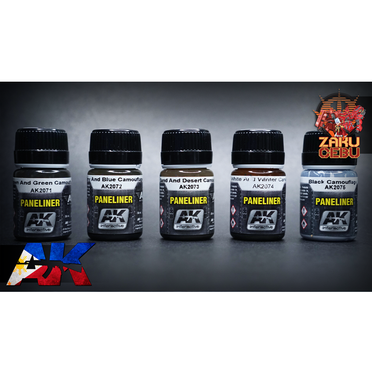AK Interactive Paneliner (Panel Line) Series (Enamel Based) - 35 mL ...