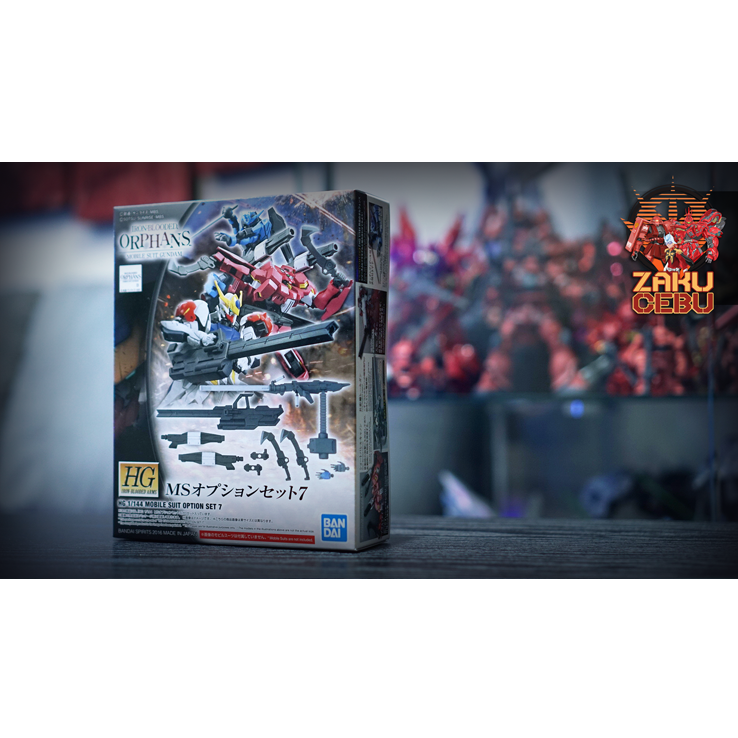 Bandai 1/144 HG IBO MS Option Set 7 | Zaku Cebu | Cebu's Home to the ...