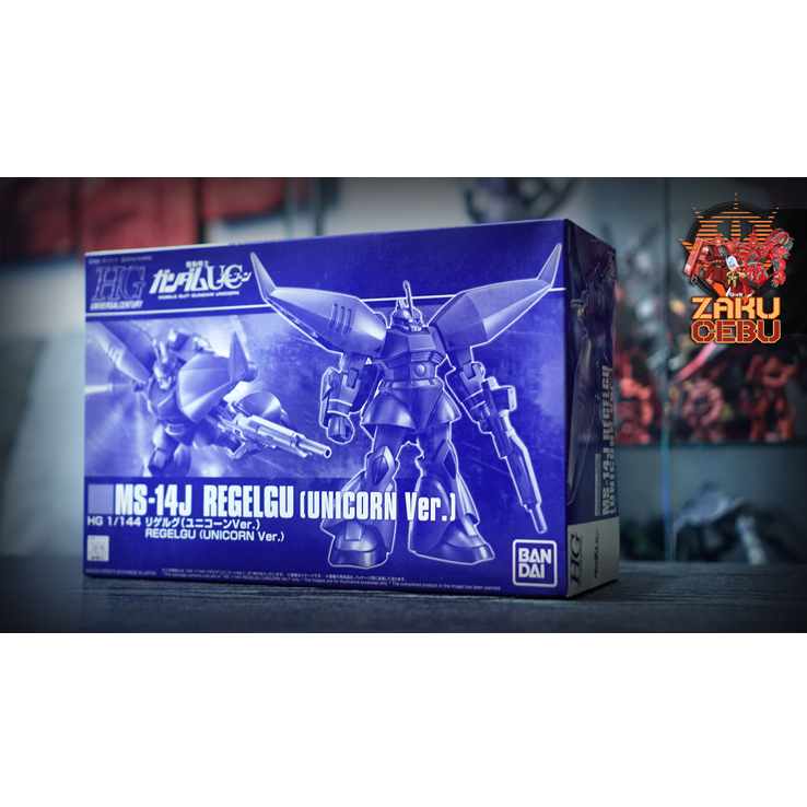Premium Bandai 1/144 HG MS-14J Regelgu (Unicorn Ver.) | Zaku Cebu ...