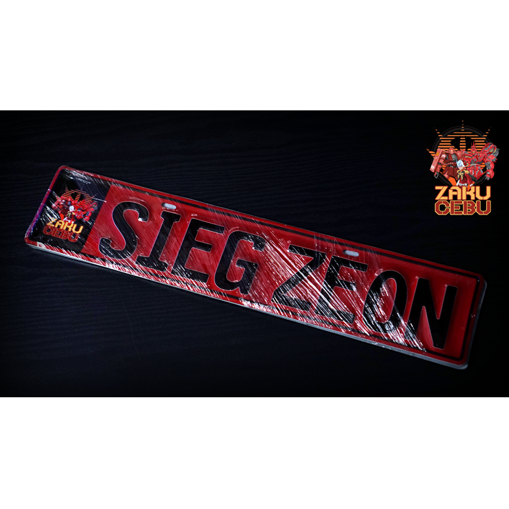 Zaku Cebu Zeessentials Platez Euro Style Vanity Plate | Zaku Cebu ...