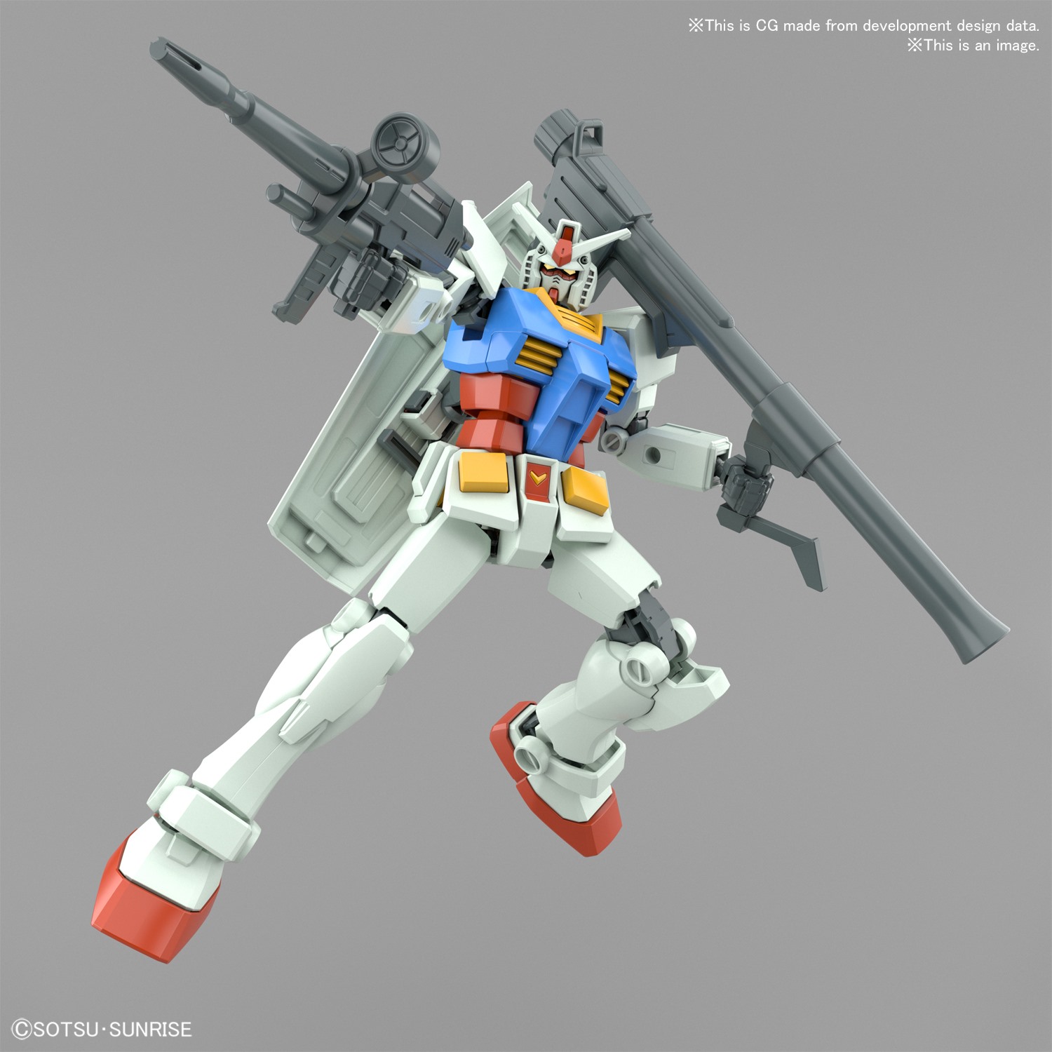 Bandai 1/144 EG Entry Grade RX-78-2 Gundam (Full Weapon Set) | Zaku ...