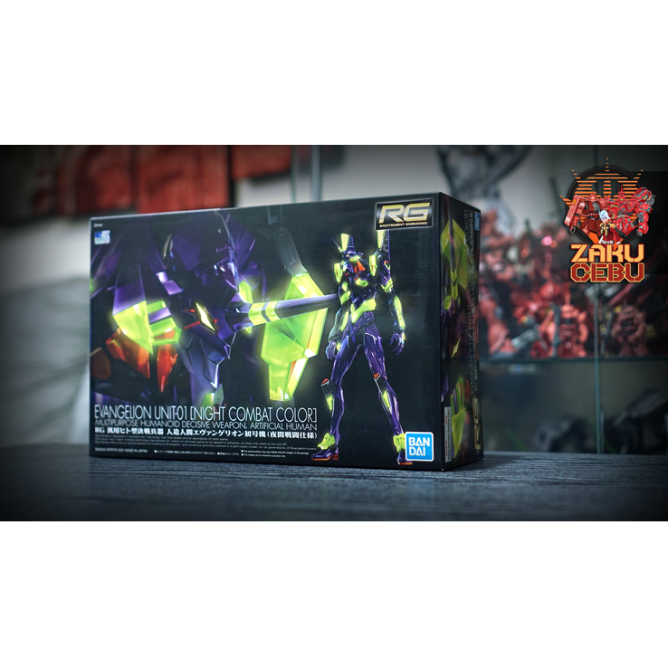 Premium Bandai 1/240 RG Evangelion EVA Unit-01 (Night Color Ver ...